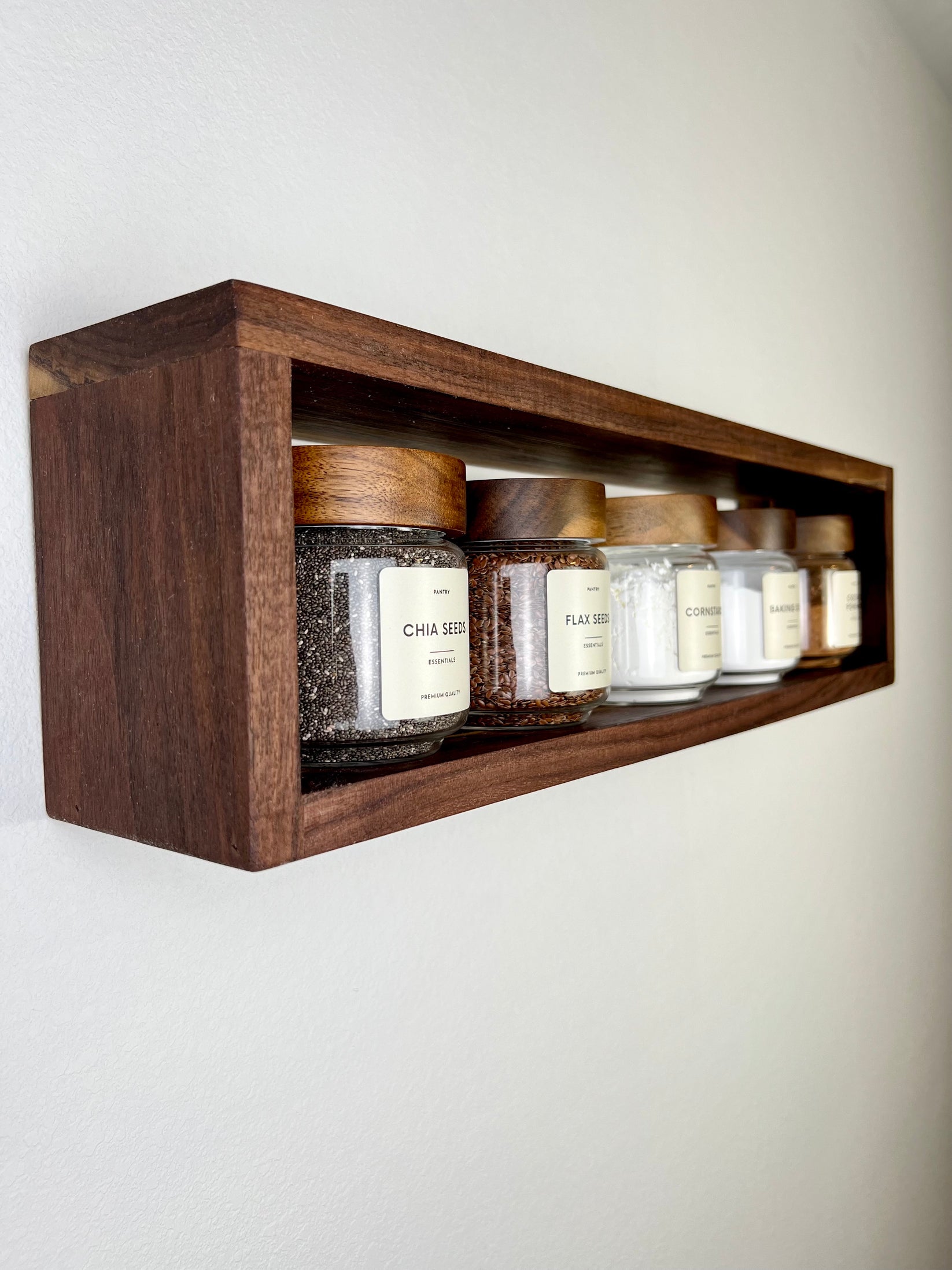 Hardwood Floating Rectangle Shelf – Beaver Lake Wood Co.
